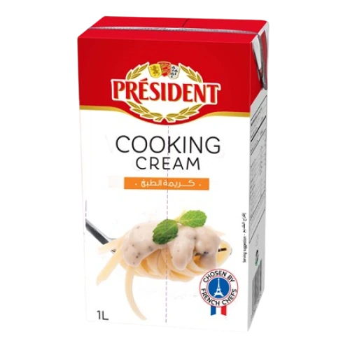 President Uht Cooking Cream 18% 1 L